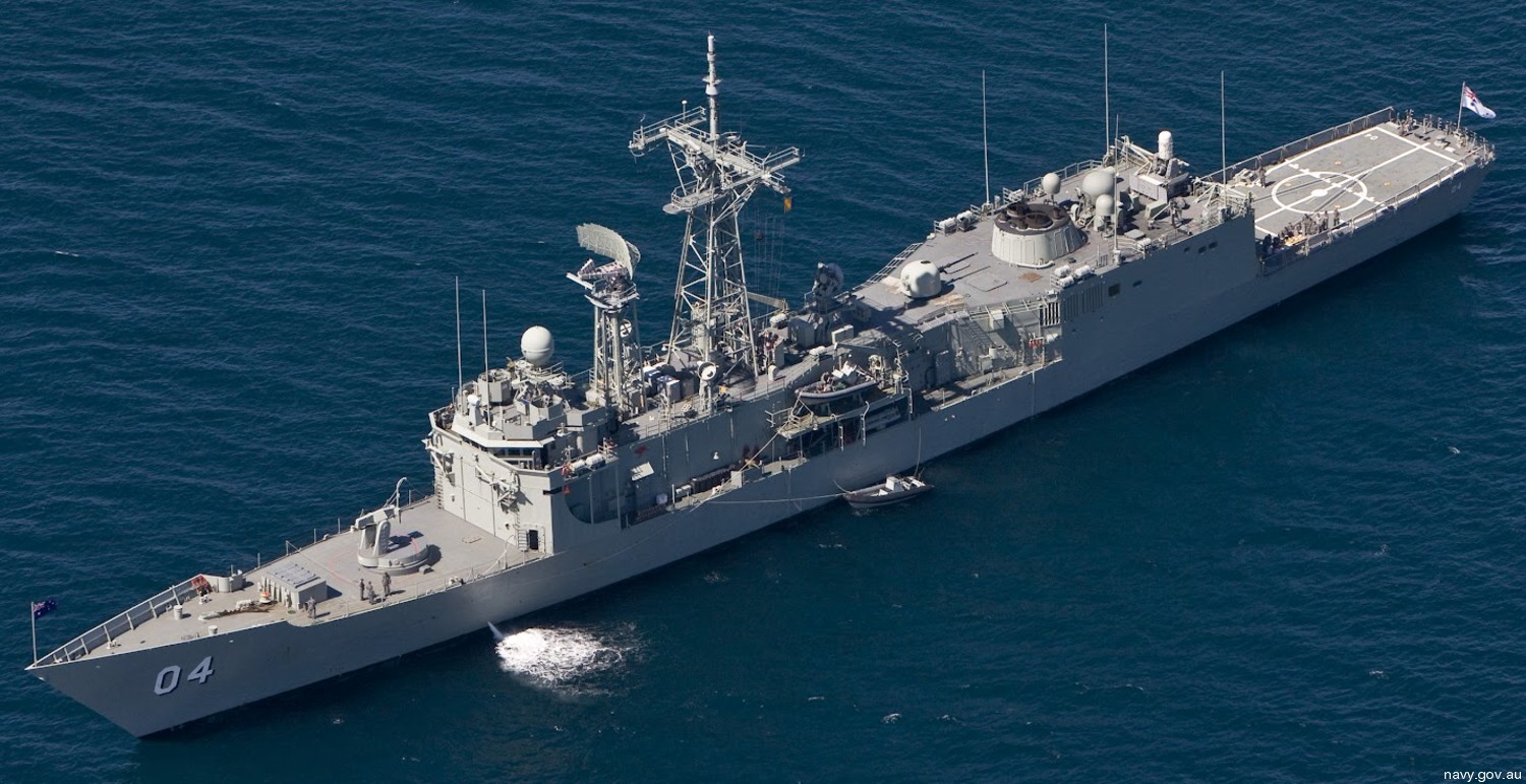 HMAS Darwin FFG-04 Adelaide class Frigate Royal Australian Navy