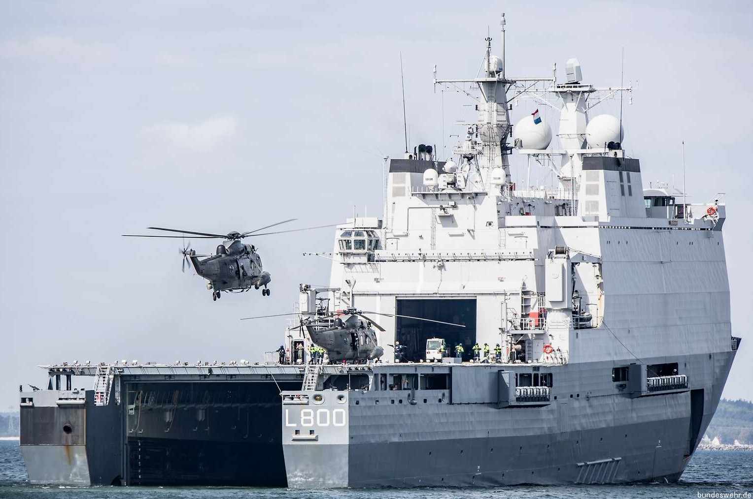 HNLMS Rotterdam L-800 Amphibious Ship Netherlands Navy