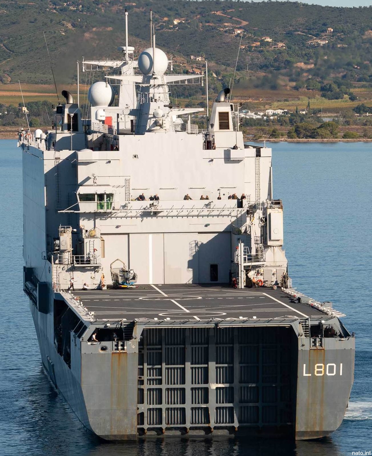 HNLMS Rotterdam L-800 Amphibious Ship Netherlands Navy