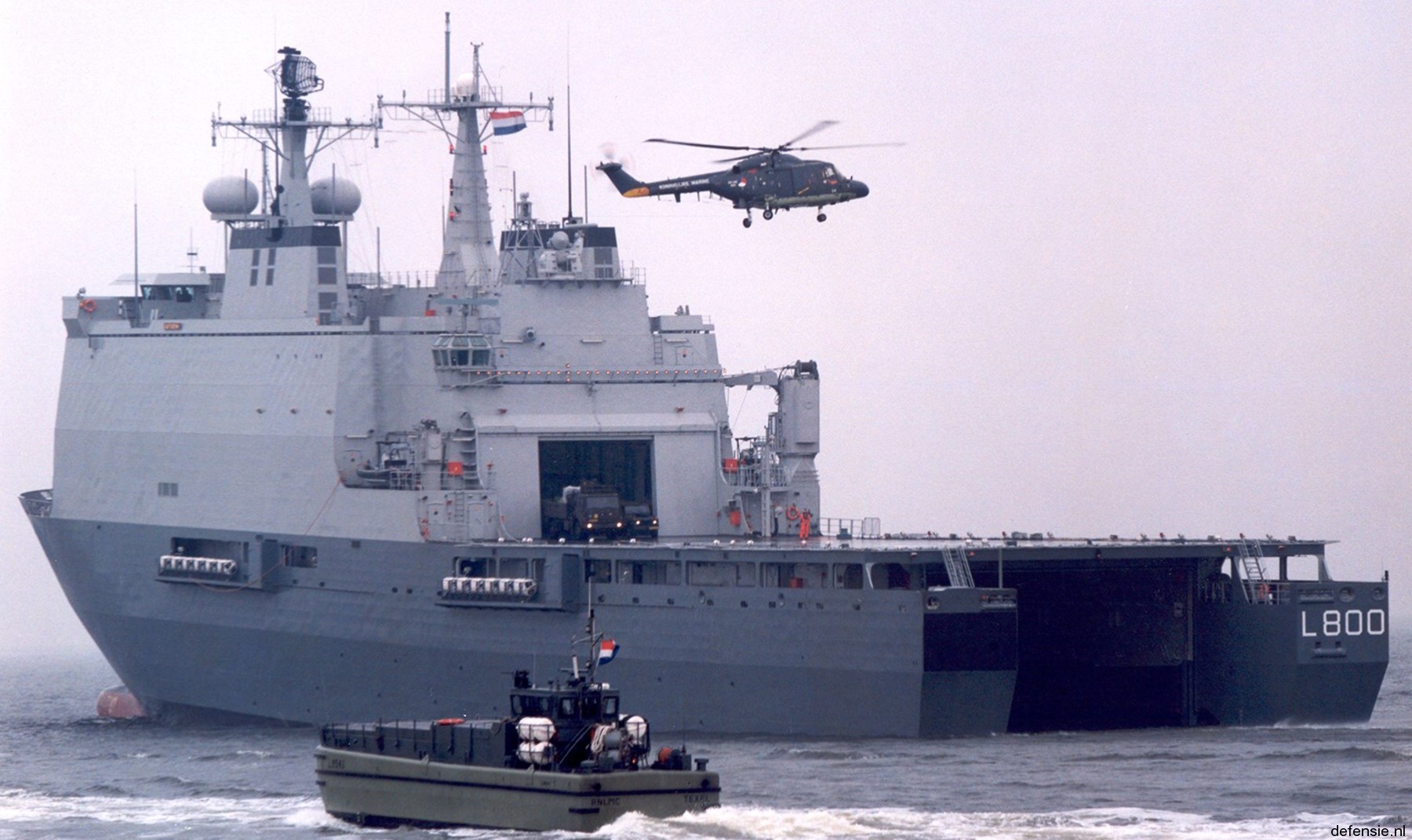 HNLMS Rotterdam L-800 Amphibious Ship Netherlands Navy