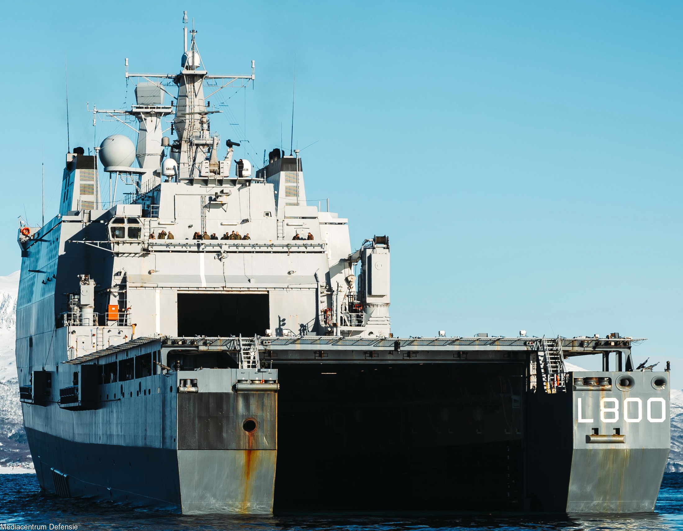 HNLMS Rotterdam L-800 Amphibious Ship Netherlands Navy