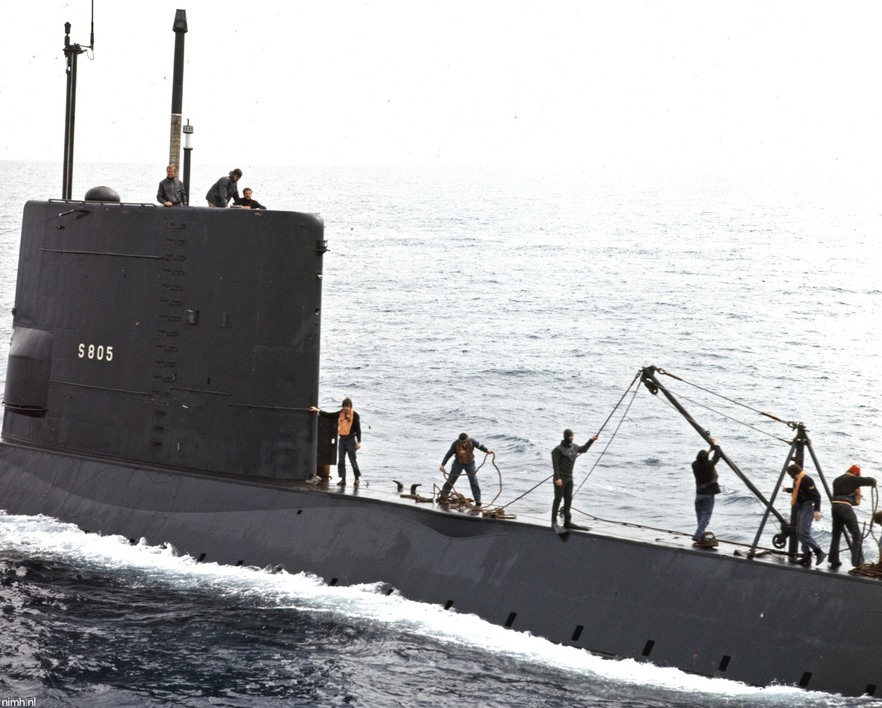 S 805 HNLMS Tonijn Submarine SSK Royal Netherlands Navy