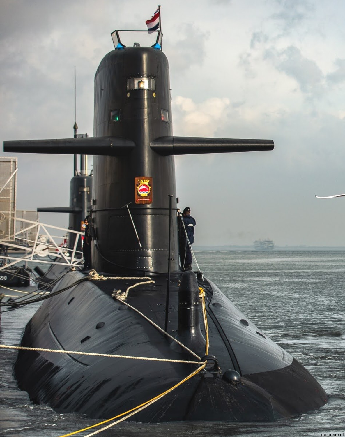 S 808 HNLMS Dolfijn Attack Submarine Royal Netherlands Navy