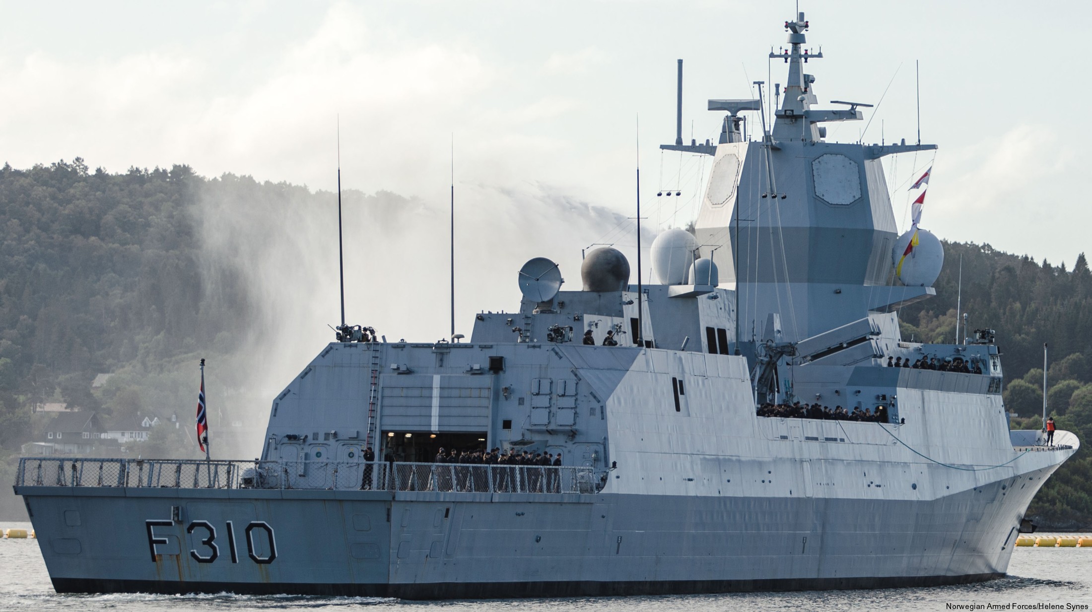 F-310 HNoMS Fridtjof Nansen Frigate Royal Norwegian Navy