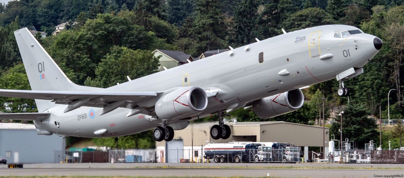 Poseidon MRA1 P-8A Maritime Patrol Aircraft Royal Air Force