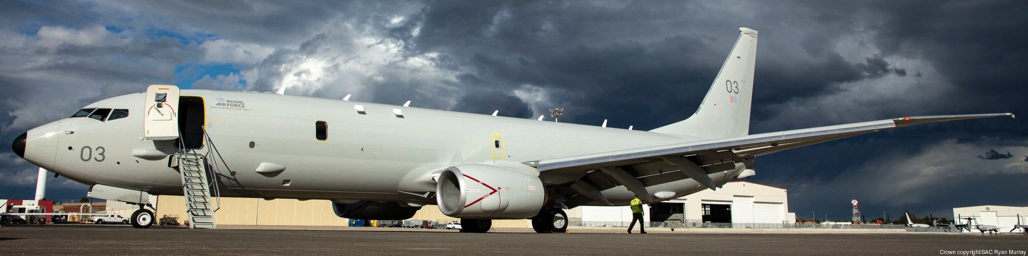 Poseidon MRA1 P-8A Maritime Patrol Aircraft Royal Air Force