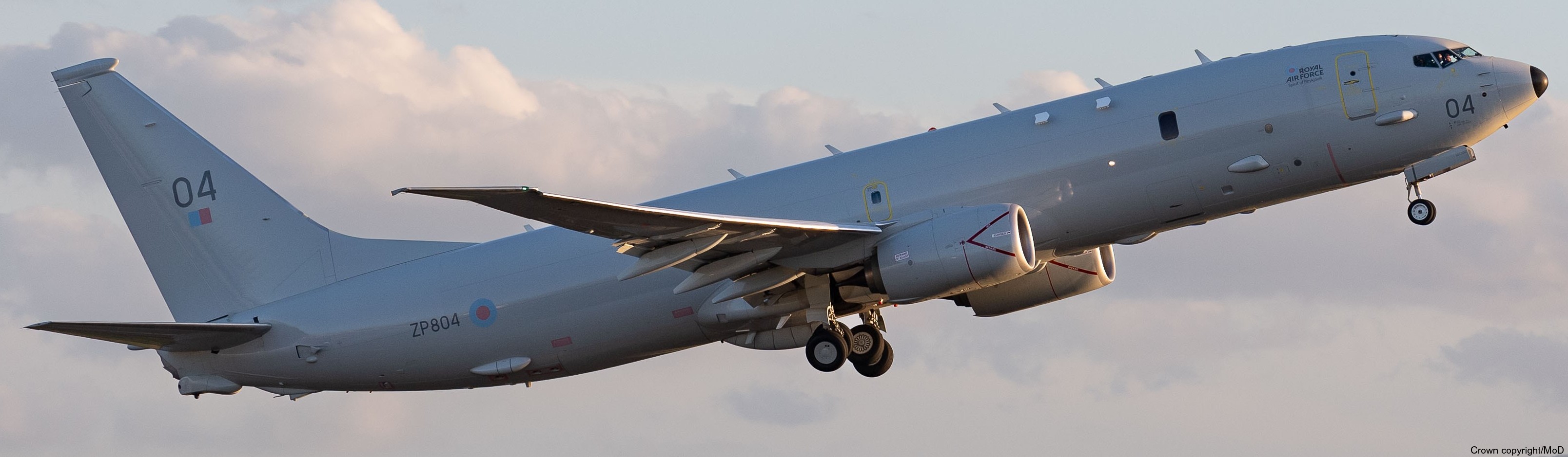 Poseidon MRA1 P-8A Maritime Patrol Aircraft Royal Air Force