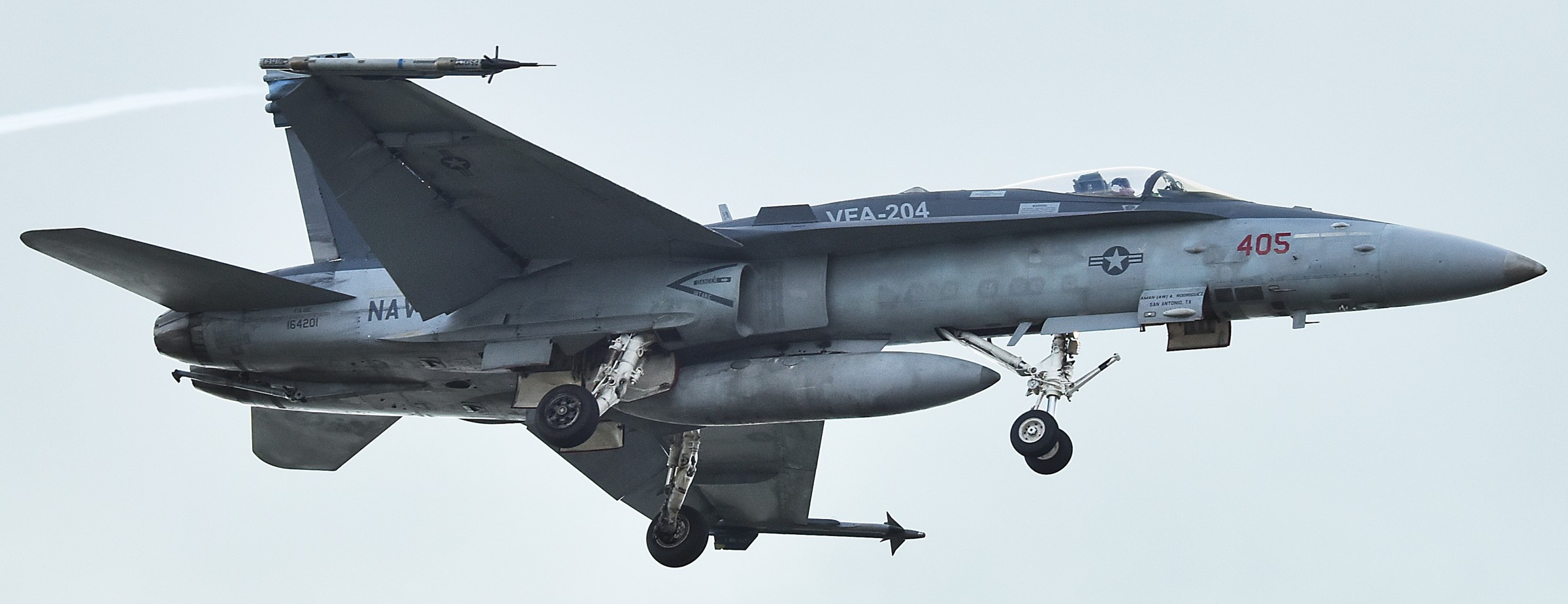 VFA-204 River Rattlers Strike Fighter Squadron Navy F/A-18A