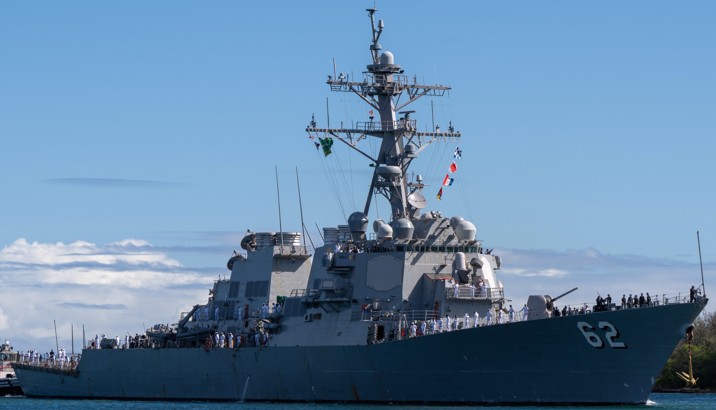 USS Fitzgerald DDG 62 Arleigh Burke class destroyer US Navy