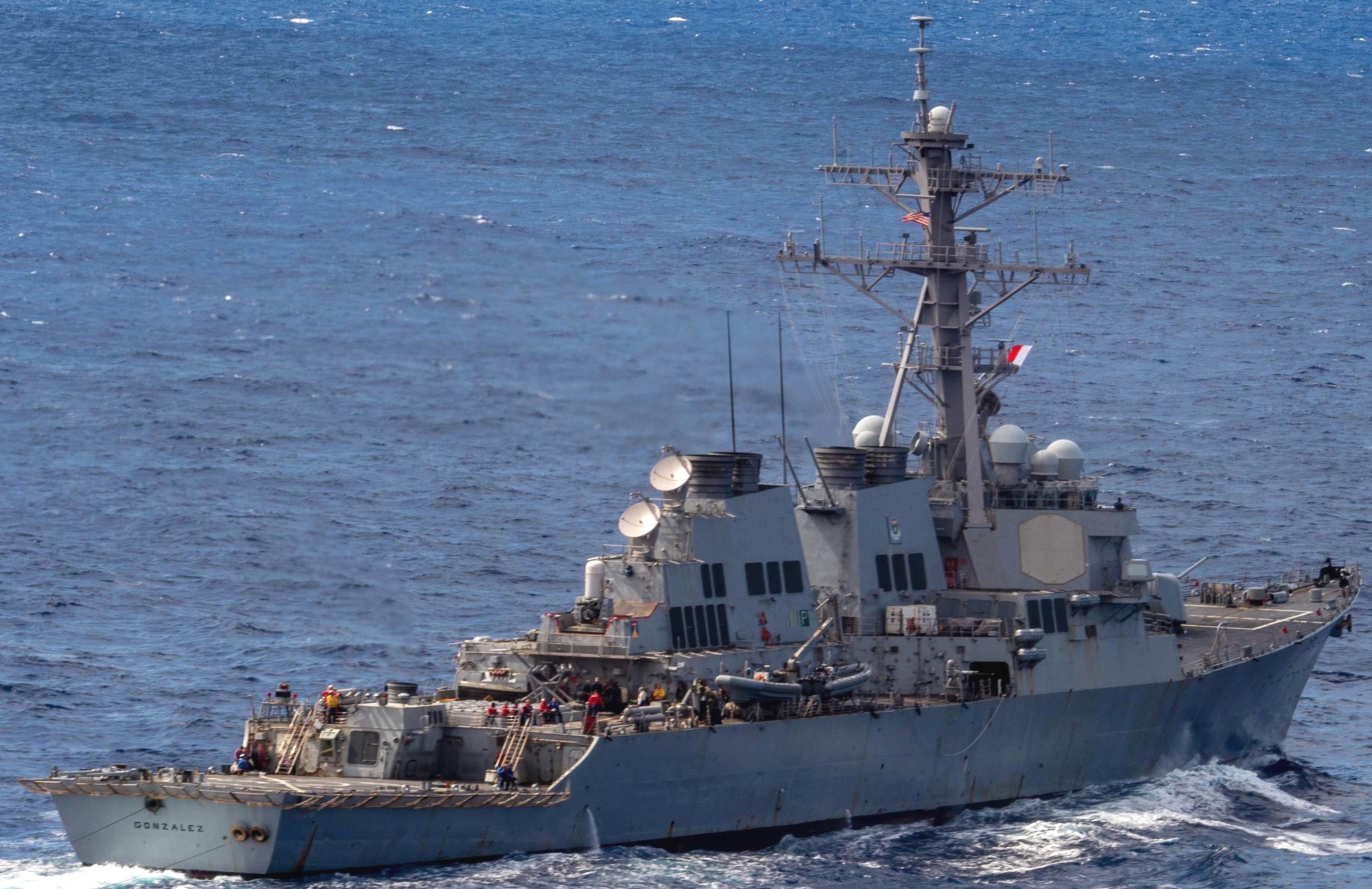 USS Gonzalez DDG-66 Arleigh Burke class Destroyer US Navy