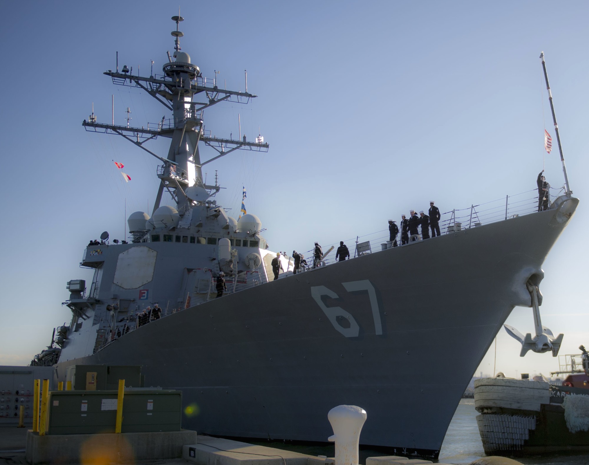 USS Cole DDG-67 Arleigh Burke class Destroyer US Navy