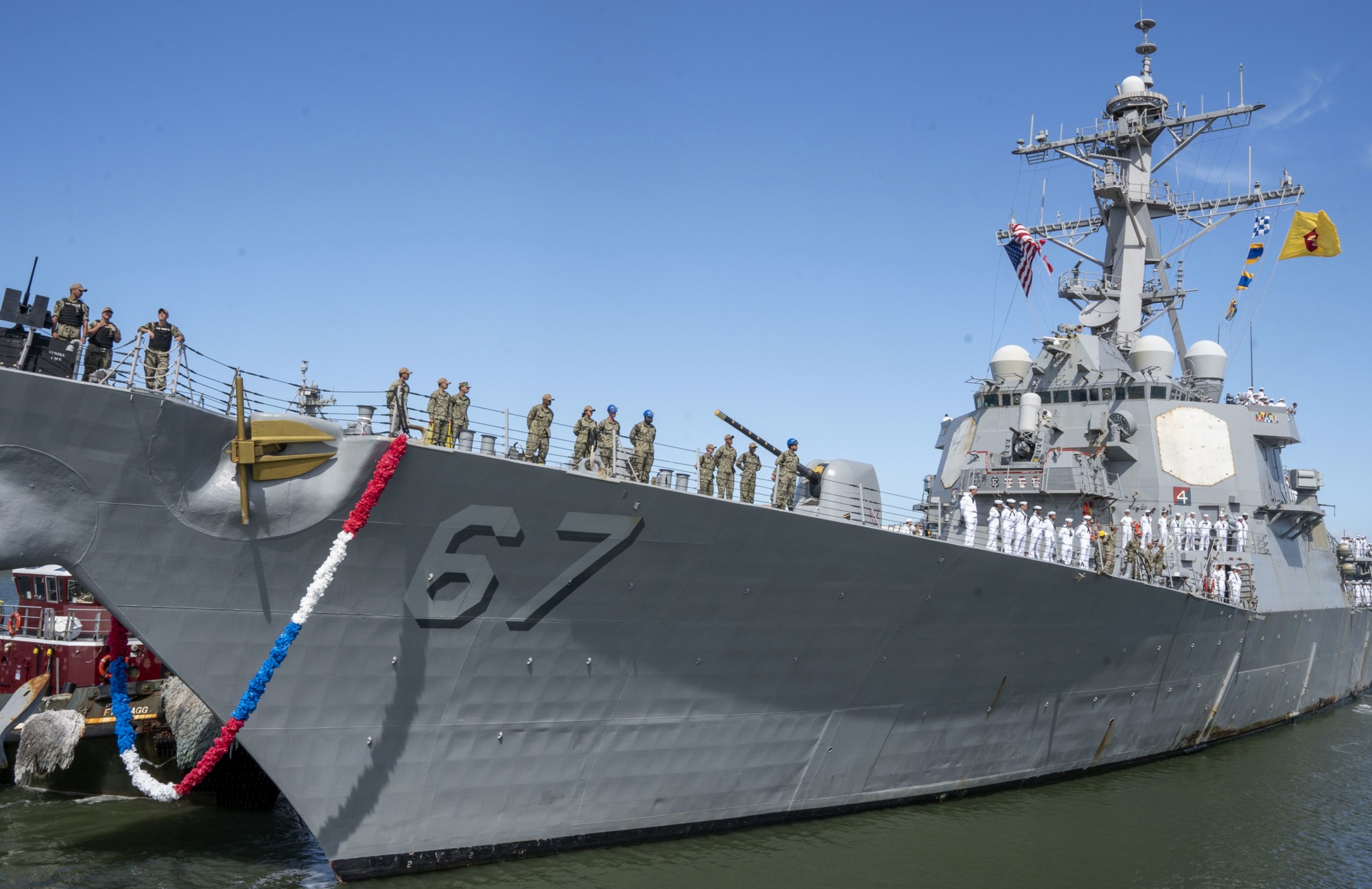 USS Cole DDG-67 Arleigh Burke class Destroyer US Navy