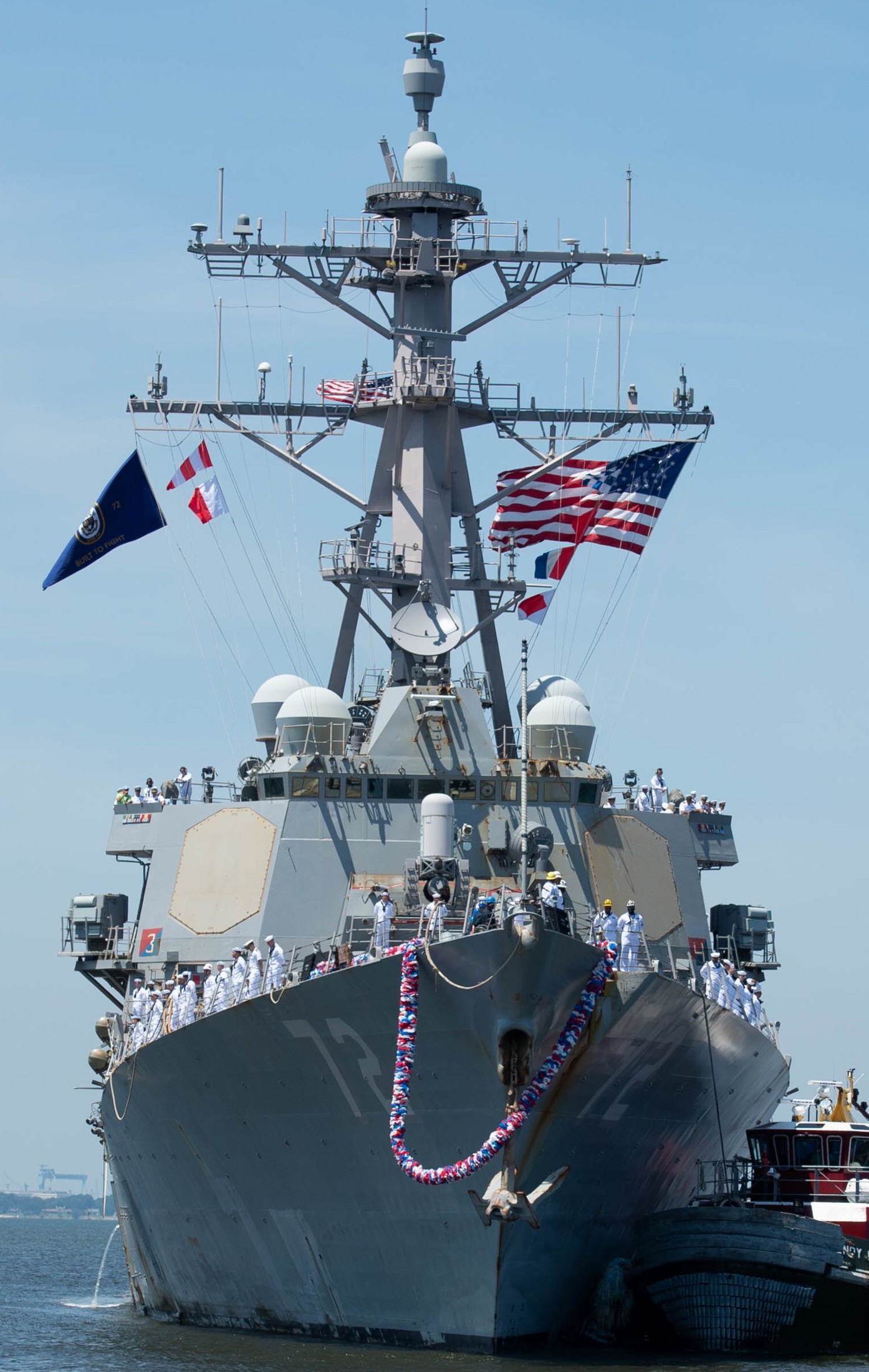 USS Mahan DDG-72 Arleigh Burke class Destroyer US Navy