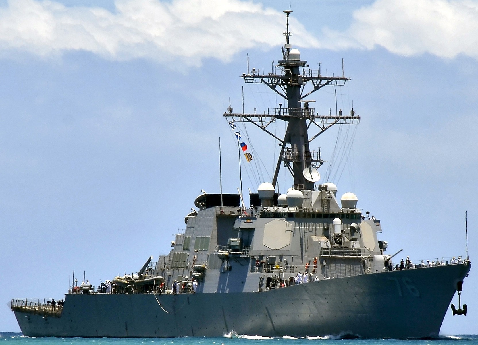 USS Higgins DDG-76 Arleigh Burke class Destroyer US Navy
