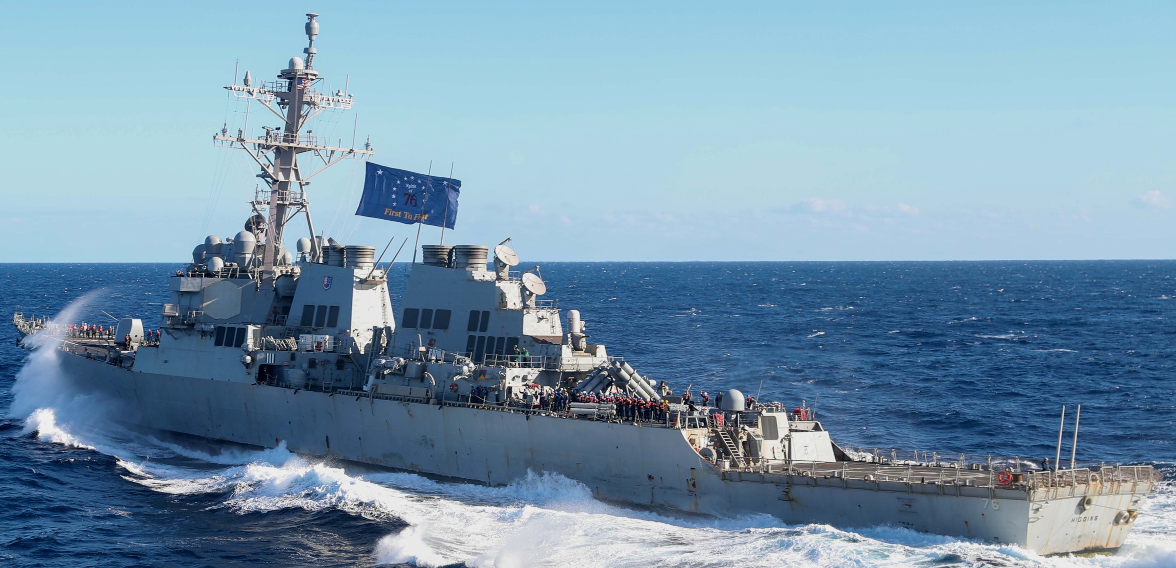 USS Higgins DDG-76 Arleigh Burke class Destroyer US Navy