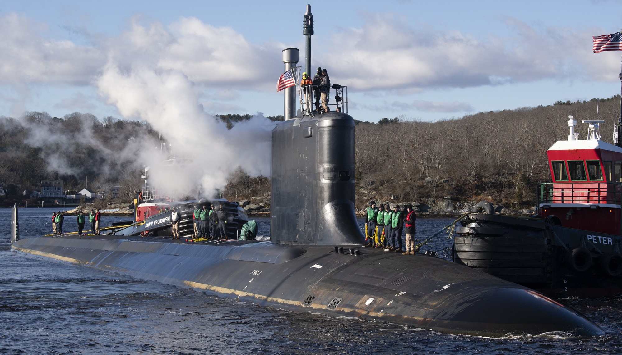 SSN-797 USS Iowa Virginia class Attack Submarine US Navy